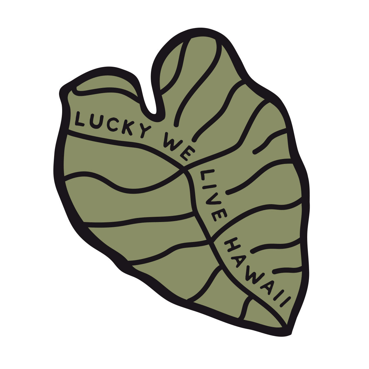 Kalo Sticker – Aloha Exchange